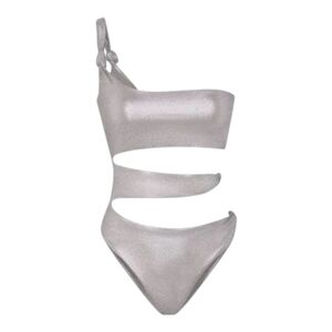 SKIMS | Swim | Skims Liquid Shine Swim Knotted One Shoulder Monokini ...